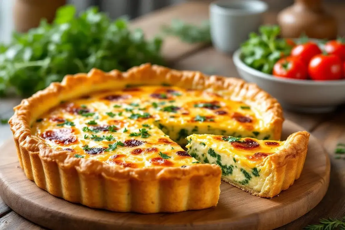 « C'est ma quiche préférée » : découvrez la quiche royale de Cyril ...
